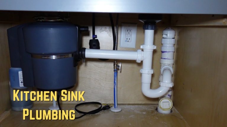 Best Way to Plumb a Double Sink With Garbage Disposal - Plumbing Tips Today