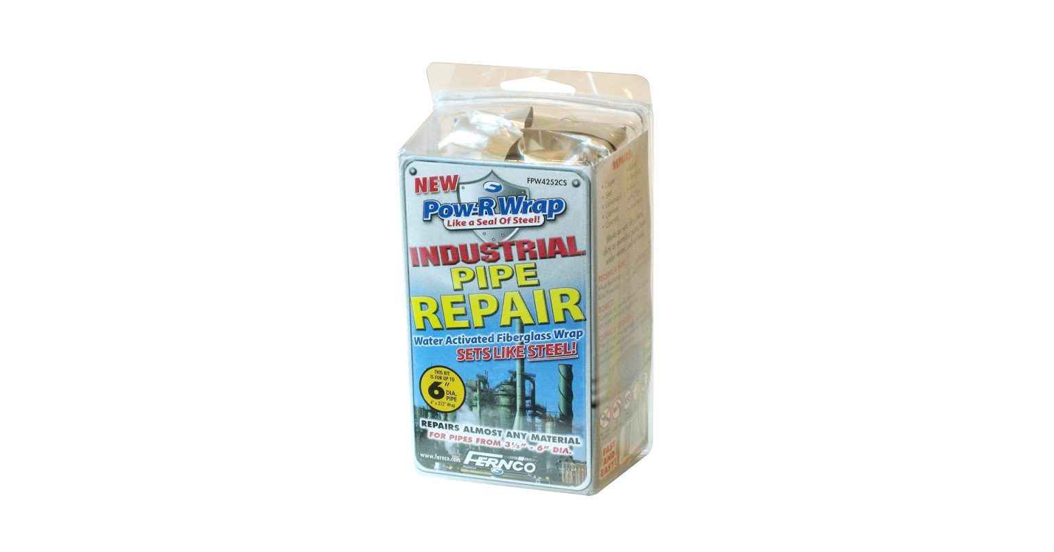 Fix Leaks Fast with Fernco Pow-R Wrap 4-In. x 252-In - Plumbing Tips Today