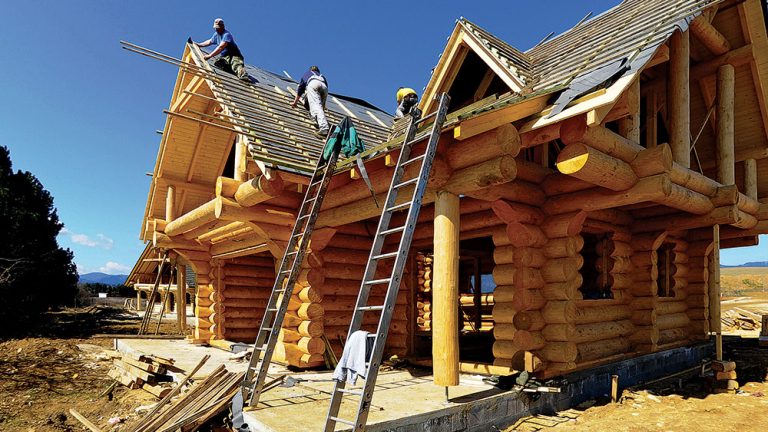 How to Build a Log House with Insulation, Power & Plumbing - Plumbing ...