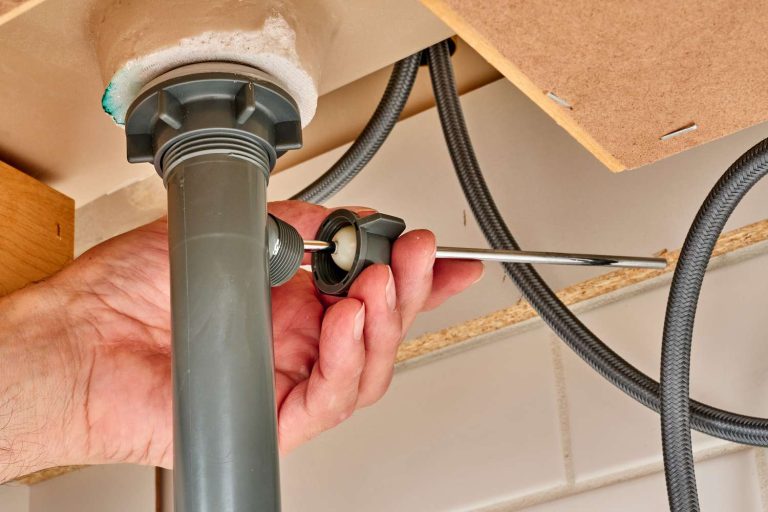 How to Connect a Bathroom Faucet Drain to the Plumbing - Plumbing Tips ...